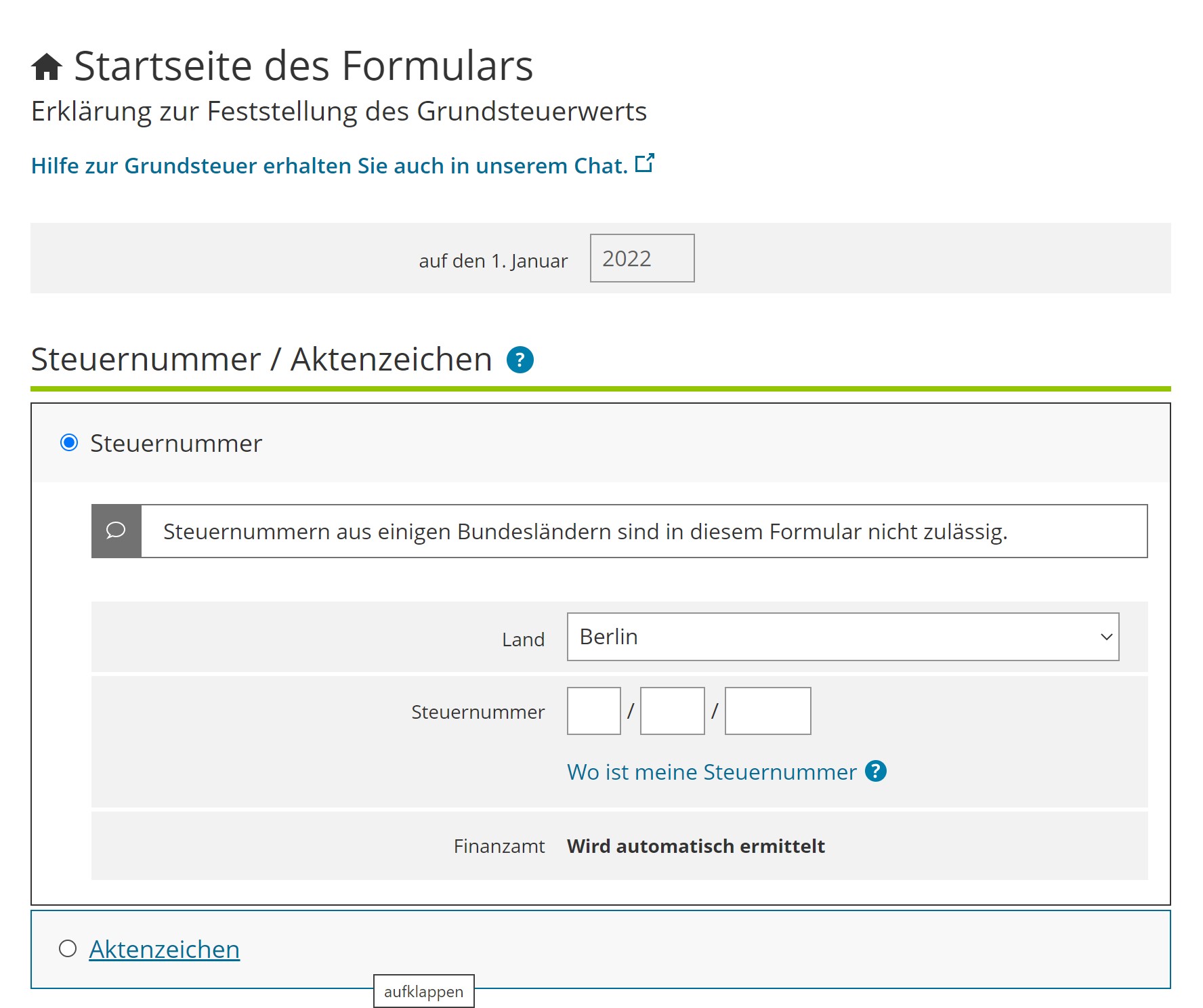 Anleitung Grundsteuererklärung Schritt für Schritt